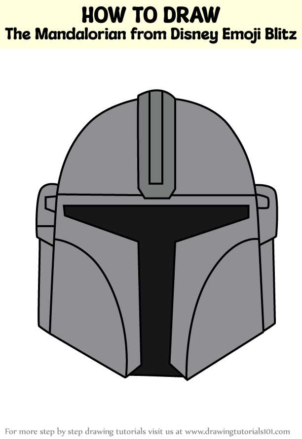 How To Draw A Mandalorian Step By Step