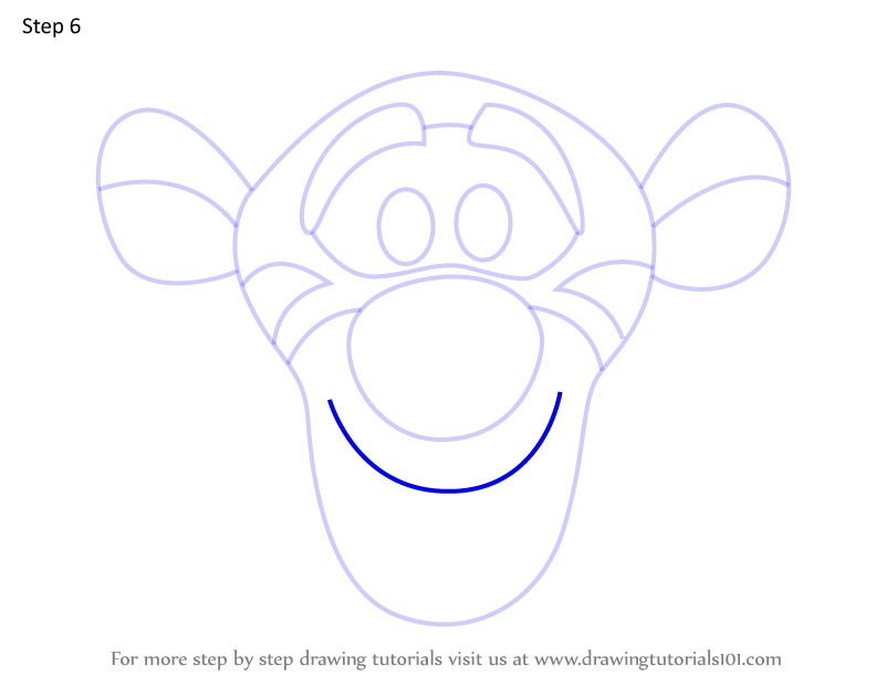 How to Draw Tigger from Disney Emoji Blitz (Disney Emoji Blitz) Step by ...