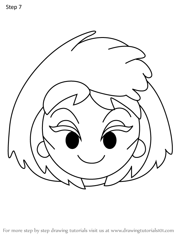 How to Draw Winter Cruella from Disney Emoji Blitz (Disney Emoji Blitz ...