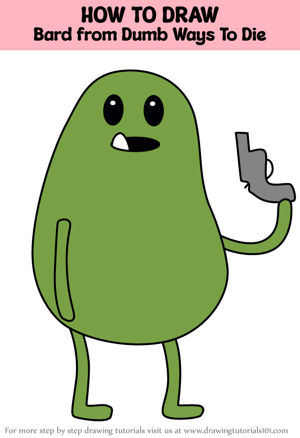 How to Draw Bard from Dumb Ways To Die (Dumb Ways To Die) Step by Step ...