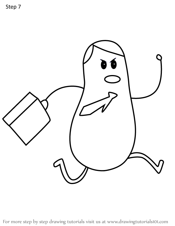 How to Draw Blunder from Dumb Ways To Die (Dumb Ways To Die) Step by ...
