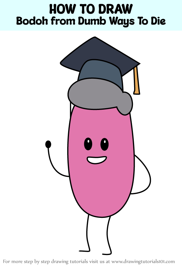 How to Draw Bodoh from Dumb Ways To Die (Dumb Ways To Die) Step by Step ...