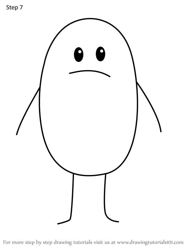 How to Draw Bonehead from Dumb Ways To Die (Dumb Ways To Die) Step by ...