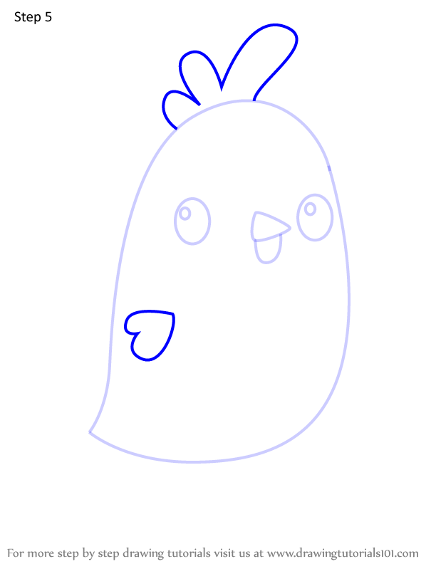 How to Draw Chicken from Dumb Ways To Die (Dumb Ways To Die) Step by ...
