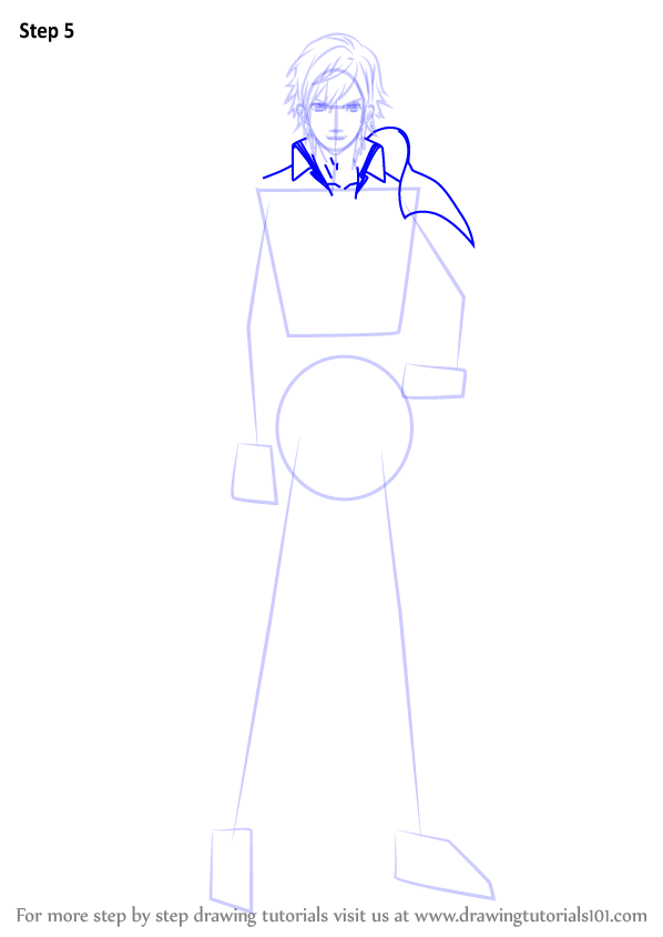 How to Draw Chrom from Fire Emblem (Ensemble Stars) Step by Step ...