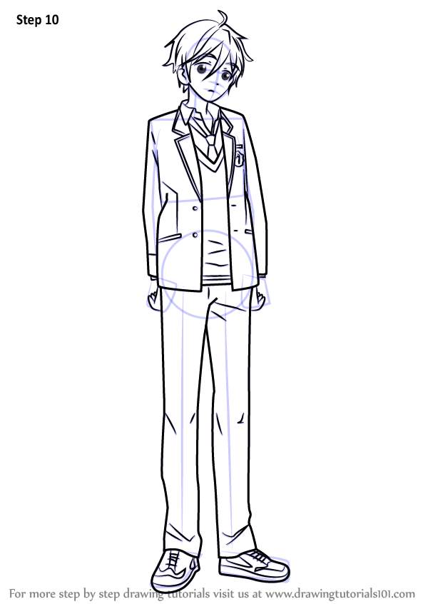 How to Draw Tomoya Mashiro from Ensemble Stars (Ensemble Stars) Step by ...