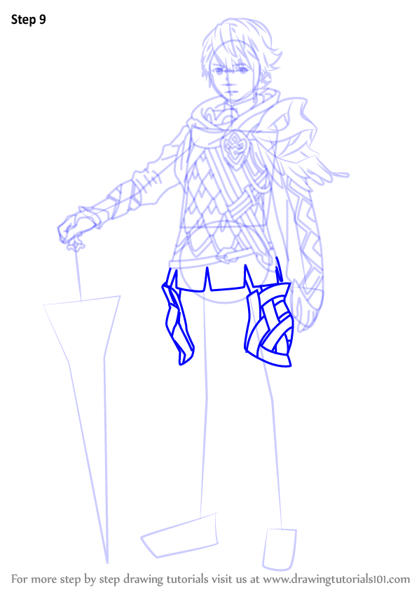 How to Draw Alfonse from Fire Emblem (Fire Emblem) Step by Step ...