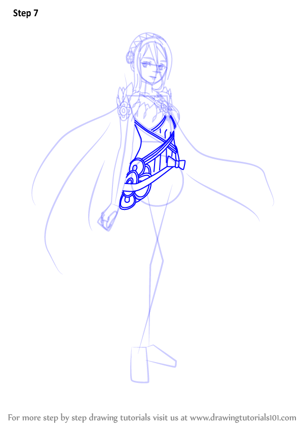 How to Draw Azura from Fire Emblem (Fire Emblem) Step by Step ...