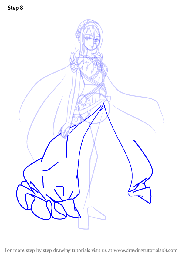 How to Draw Azura from Fire Emblem (Fire Emblem) Step by Step ...