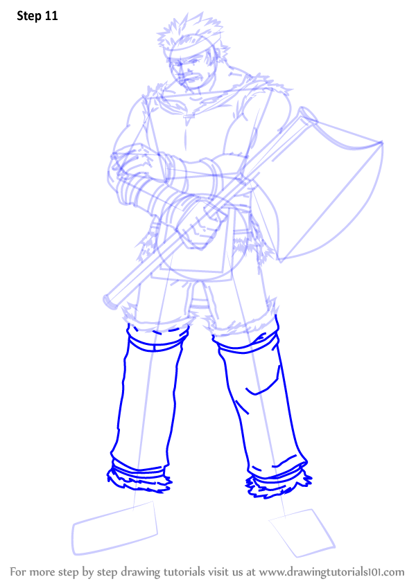 How to Draw Bartre from Fire Emblem (Fire Emblem) Step by Step ...
