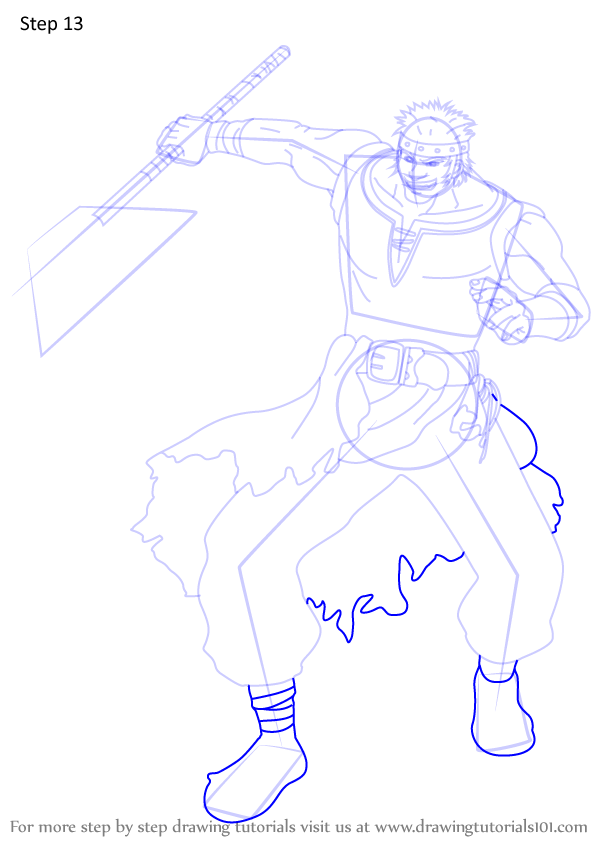 How to Draw Bartre from Fire Emblem (Fire Emblem) Step by Step ...