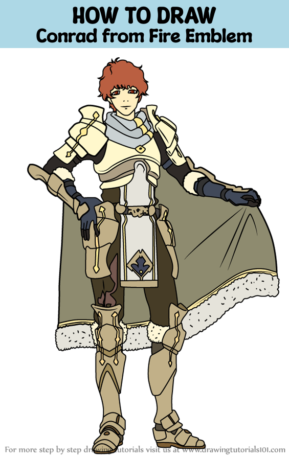 How to Draw Conrad from Fire Emblem (Fire Emblem) Step by Step ...