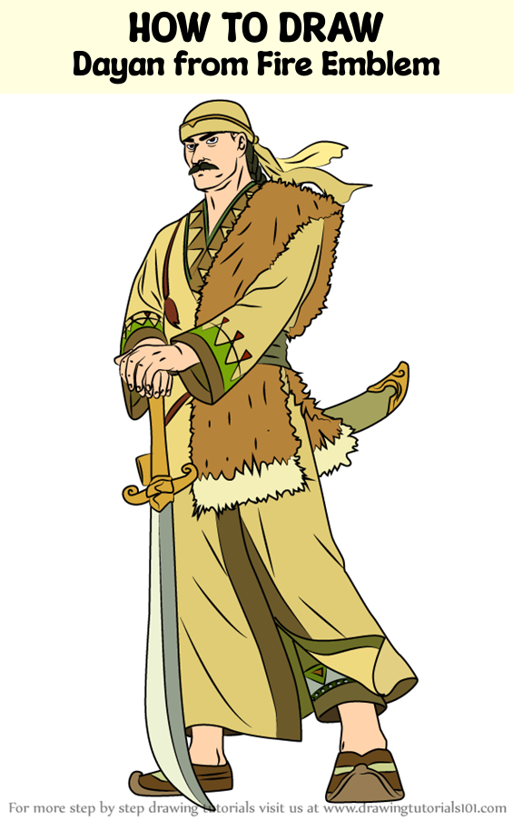 How to Draw Dayan from Fire Emblem (Fire Emblem) Step by Step ...