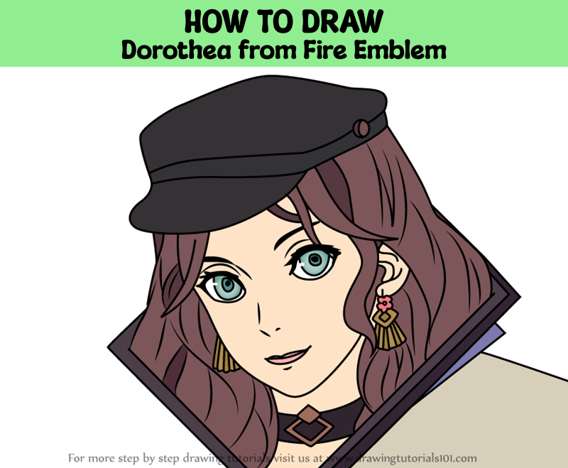 How to Draw Dorothea from Fire Emblem (Fire Emblem) Step by Step ...