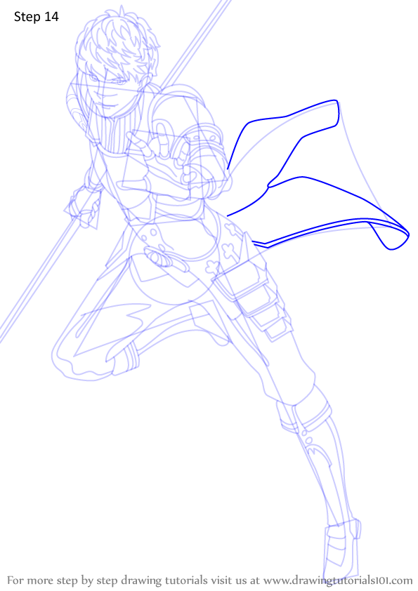 How to Draw Echoes Lukas from Fire Emblem (Fire Emblem) Step by Step ...
