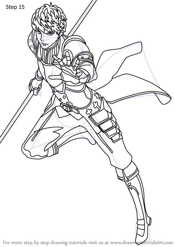 How to Draw Echoes Lukas from Fire Emblem (Fire Emblem) Step by Step ...