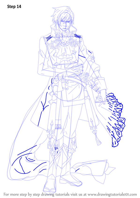 How to Draw Eldigan from Fire Emblem (Fire Emblem) Step by Step ...