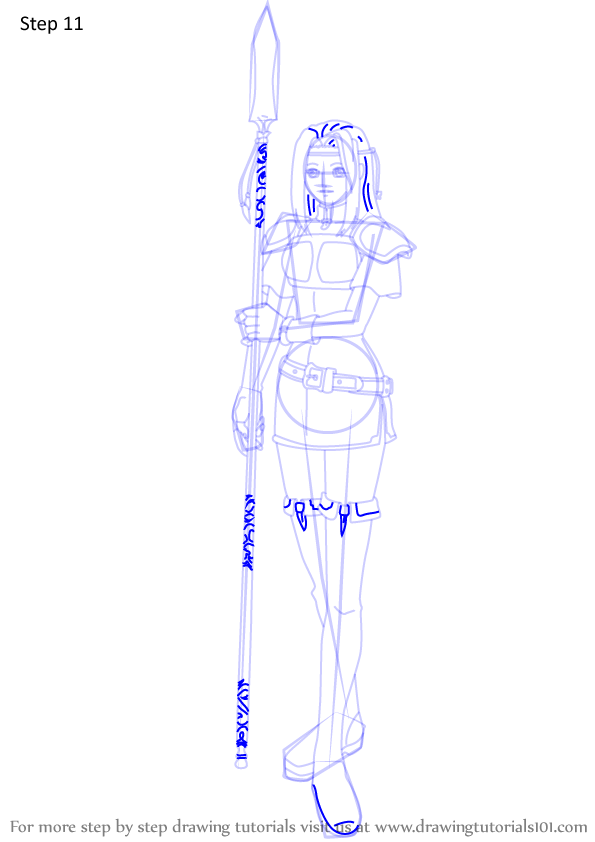 How to Draw Fiora from Fire Emblem (Fire Emblem) Step by Step ...