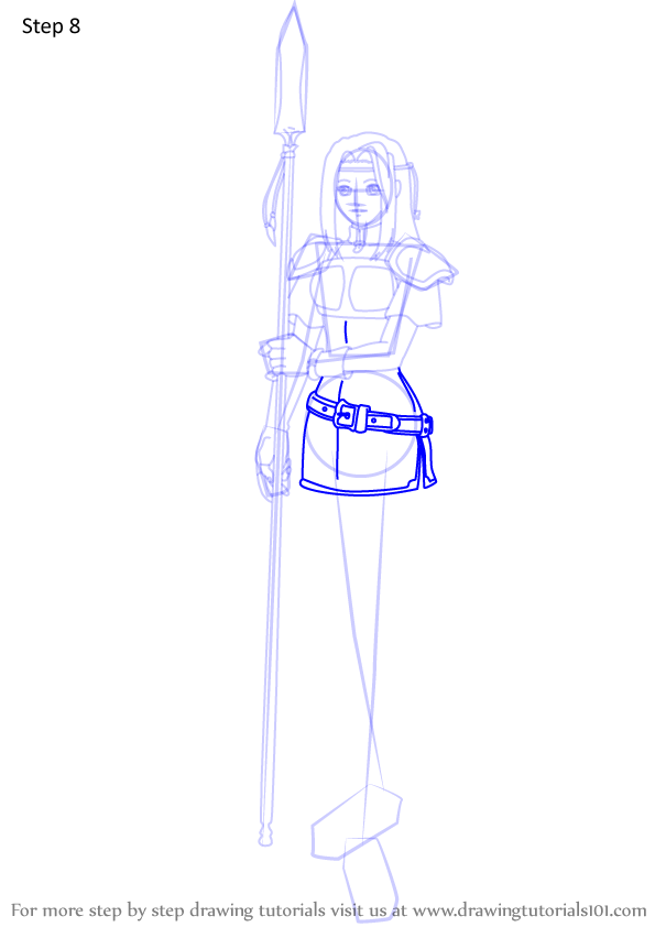 How to Draw Fiora from Fire Emblem (Fire Emblem) Step by Step ...