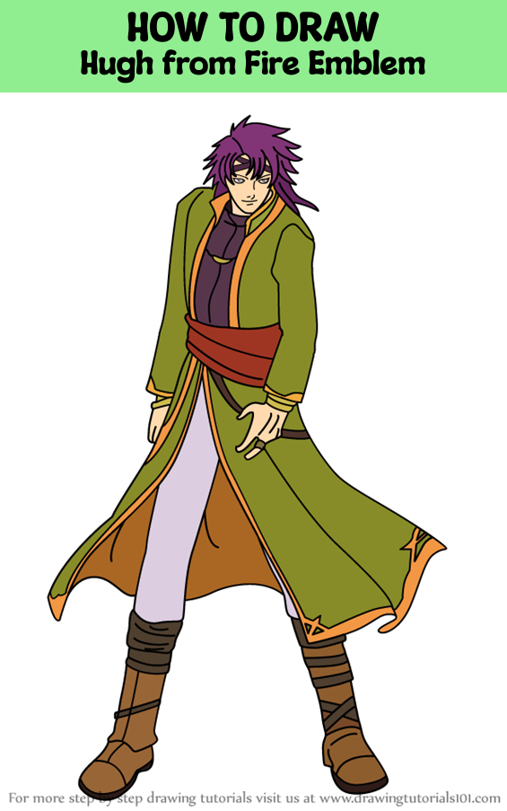 How to Draw Hugh from Fire Emblem (Fire Emblem) Step by Step ...