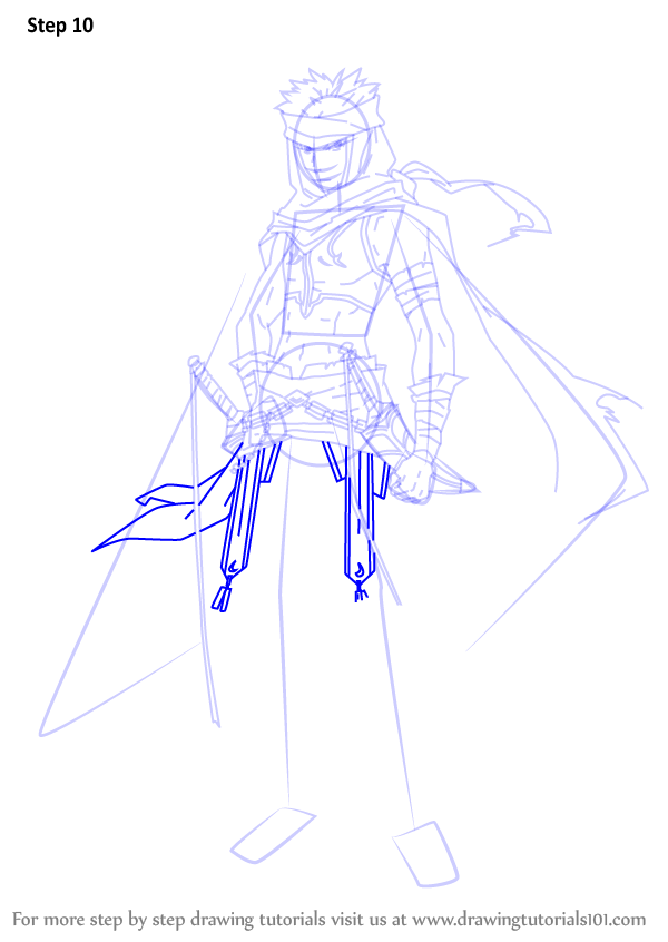 How to Draw Jaffar from Fire Emblem (Fire Emblem) Step by Step ...