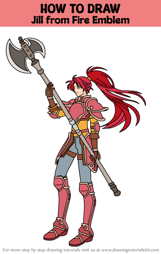 How to Draw Jill from Fire Emblem (Fire Emblem) Step by Step ...