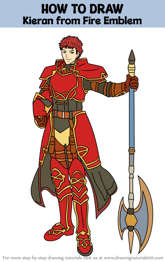 How to Draw Kieran from Fire Emblem (Fire Emblem) Step by Step ...