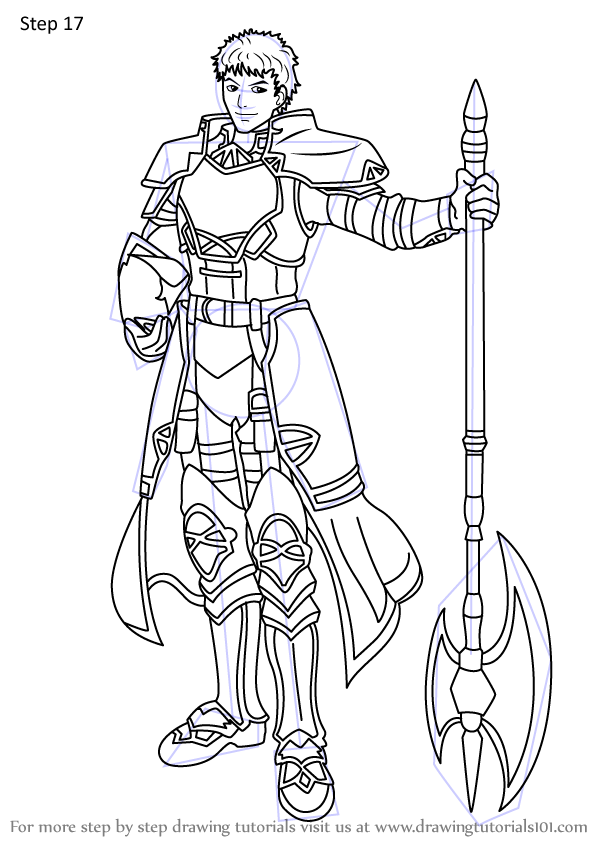 How to Draw Kieran from Fire Emblem (Fire Emblem) Step by Step ...