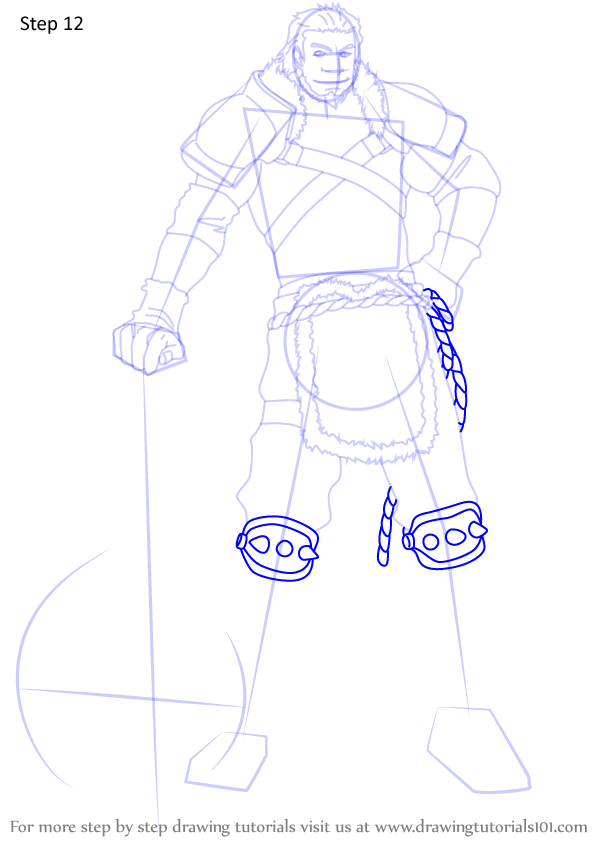 How to Draw Largo (Path of Radiance) from Fire Emblem (Fire Emblem ...