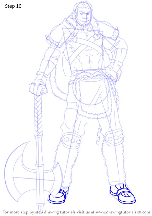 How to Draw Largo (Path of Radiance) from Fire Emblem (Fire Emblem ...
