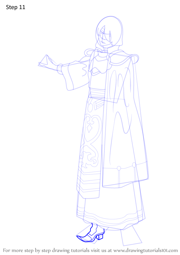 How to Draw Luthier from Fire Emblem (Fire Emblem) Step by Step ...