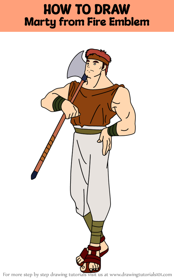 How to Draw Marty from Fire Emblem (Fire Emblem) Step by Step ...
