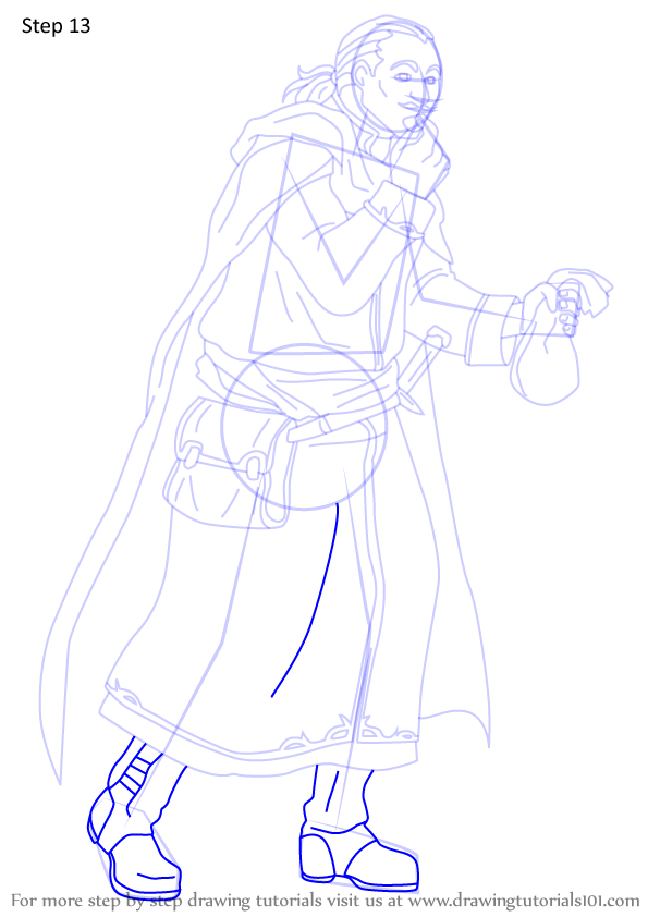 How to Draw Merlinus from Fire Emblem (Fire Emblem) Step by Step ...