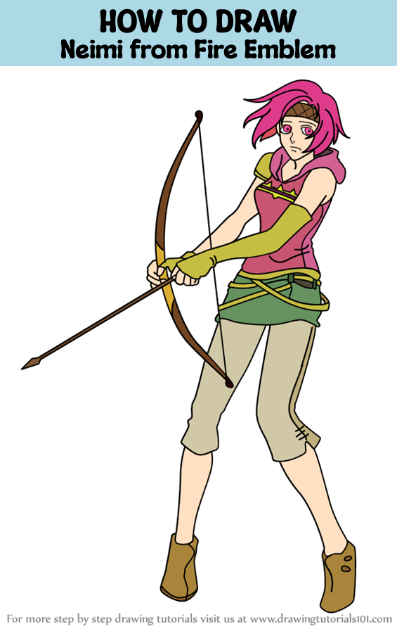 How to Draw Neimi from Fire Emblem (Fire Emblem) Step by Step ...