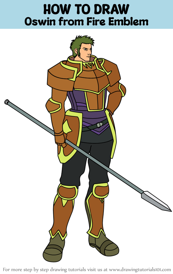 How to Draw Oswin from Fire Emblem (Fire Emblem) Step by Step ...