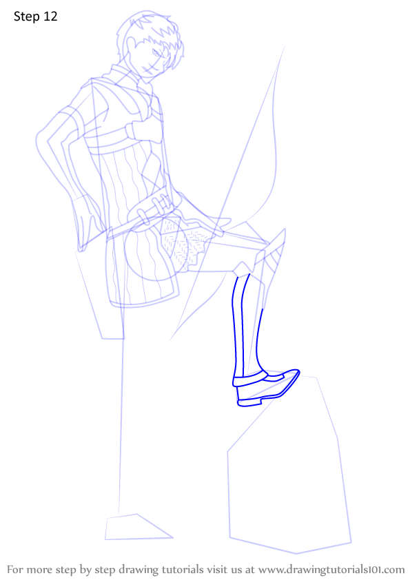 How to Draw Python from Fire Emblem (Fire Emblem) Step by Step ...