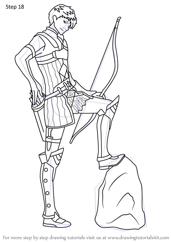 How to Draw Python from Fire Emblem (Fire Emblem) Step by Step ...