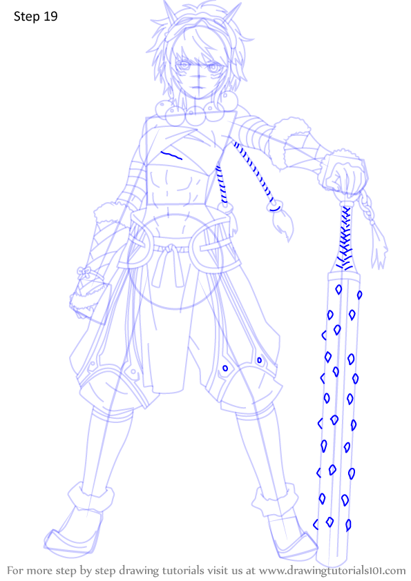 How to Draw Rinkah from Fire Emblem (Fire Emblem) Step by Step ...