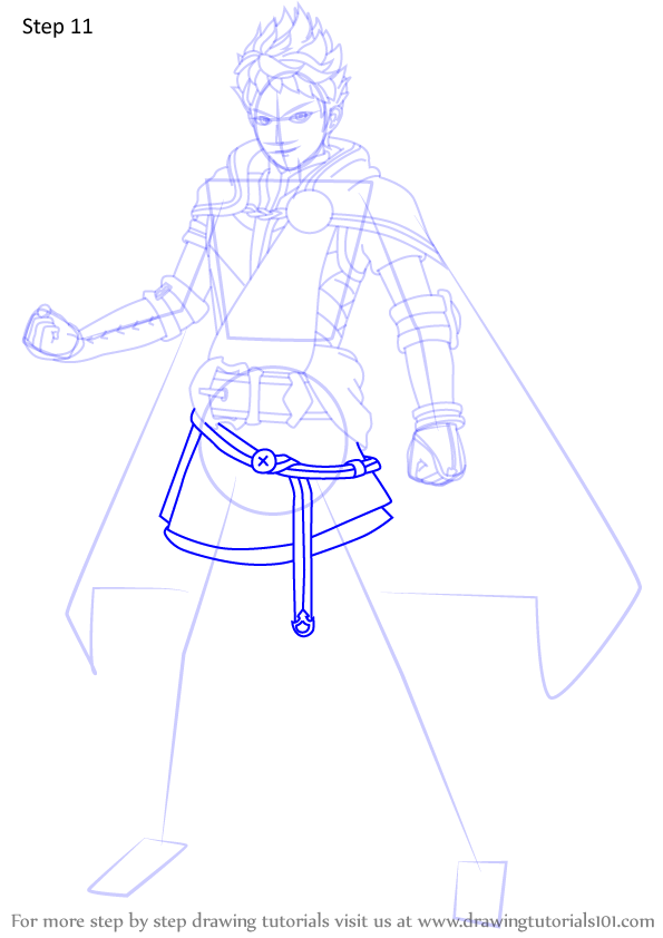 How to Draw Rowan from Fire Emblem (Fire Emblem) Step by Step ...