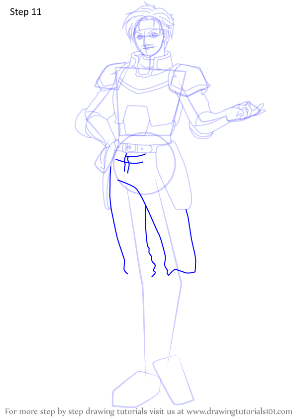 How to Draw Sain from Fire Emblem (Fire Emblem) Step by Step ...