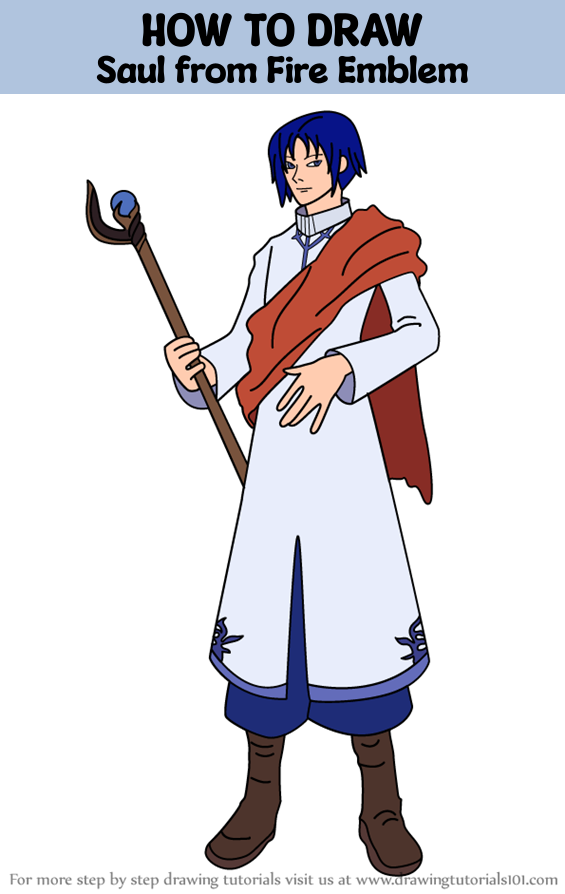 How to Draw Saul from Fire Emblem (Fire Emblem) Step by Step ...