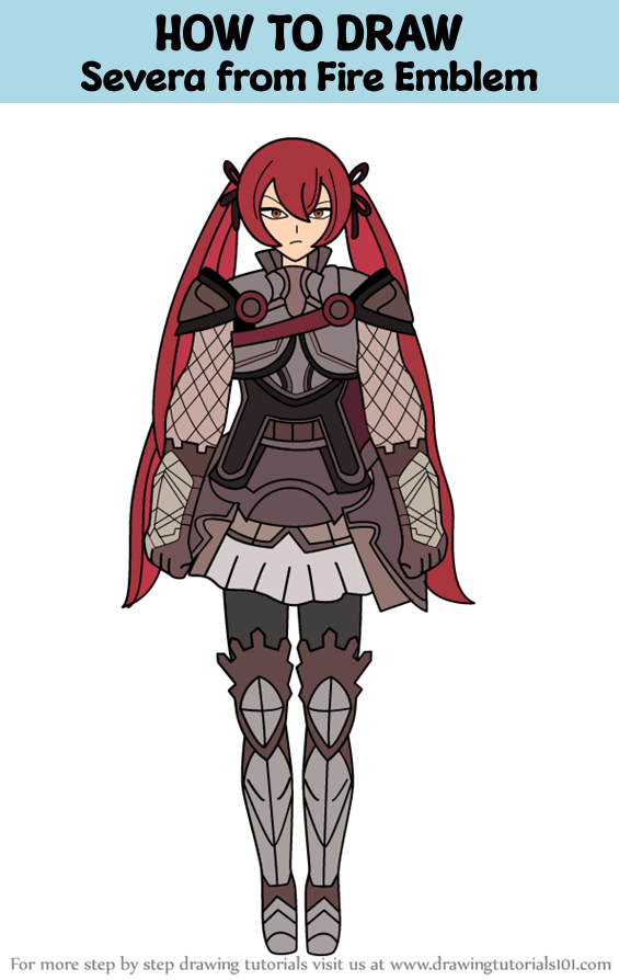 How to Draw Severa from Fire Emblem (Fire Emblem) Step by Step ...