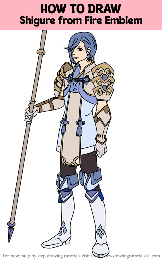 How to Draw Shigure from Fire Emblem (Fire Emblem) Step by Step ...