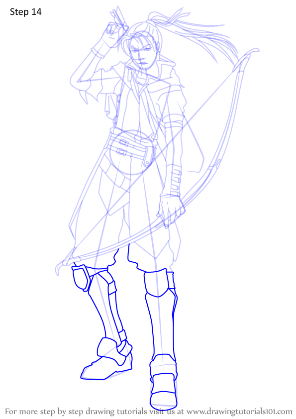 How to Draw Shinon from Fire Emblem (Fire Emblem) Step by Step ...