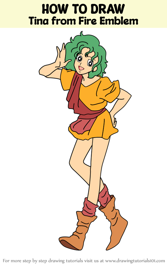 How to Draw Tina from Fire Emblem (Fire Emblem) Step by Step ...