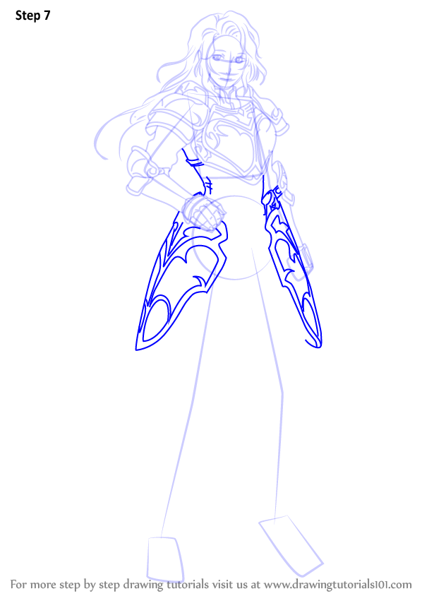 How to Draw Titania from Fire Emblem (Fire Emblem) Step by Step ...