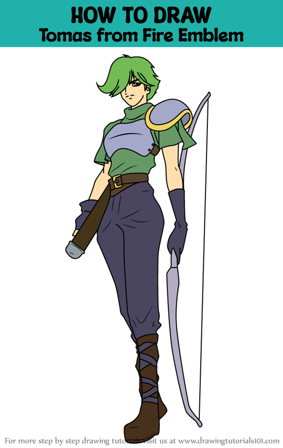 How to Draw Tomas from Fire Emblem (Fire Emblem) Step by Step ...