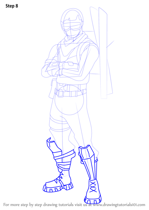 How to Draw Alpine Ace from Fortnite (Fortnite) Step by Step ...