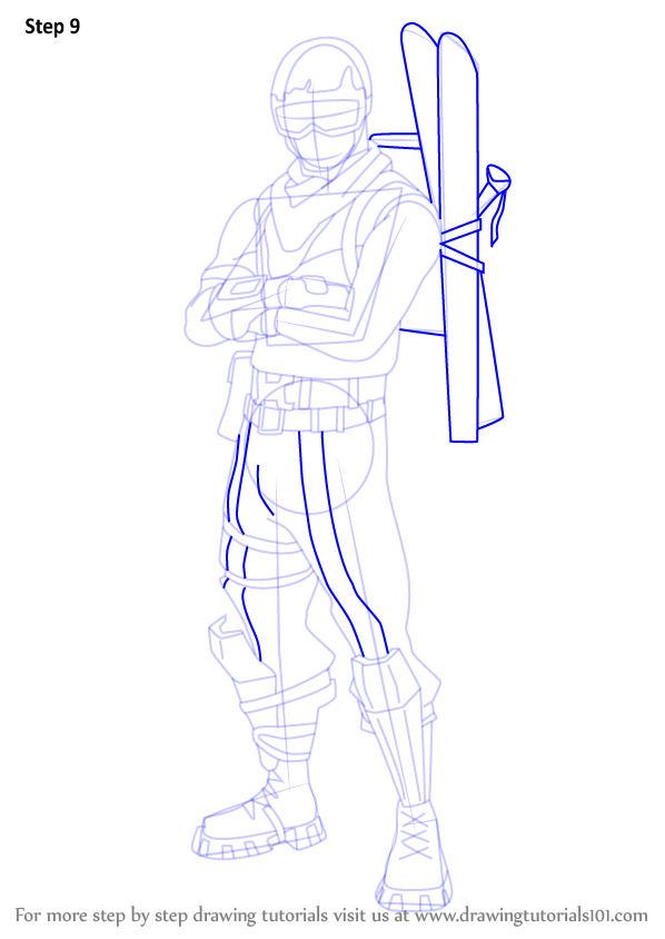 How to Draw Alpine Ace from Fortnite (Fortnite) Step by Step ...
