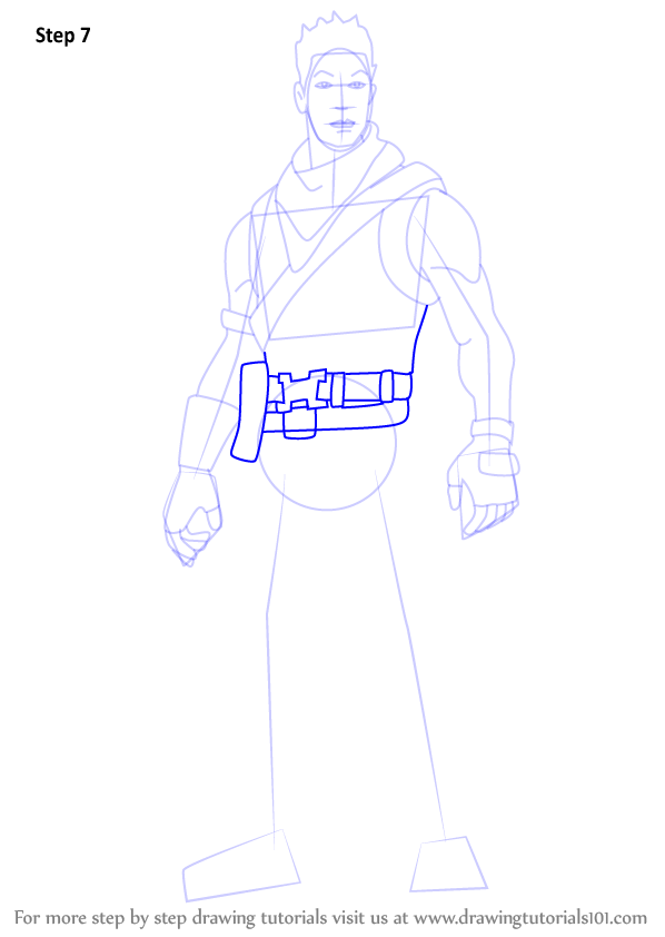 How to Draw Berserker Renegade from Fortnite (Fortnite) Step by Step ...